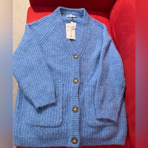 Zara | Sweaters | Zara Ribbed Knit Jacket | Poshmark